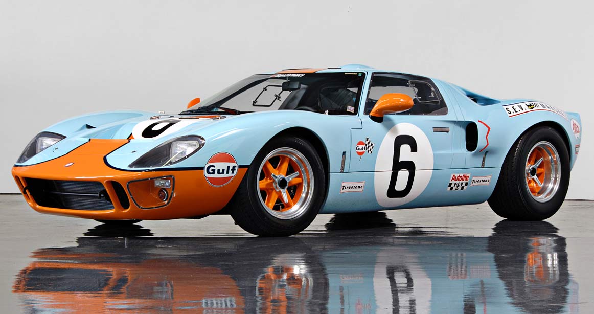 Ford Gt40 Gulf Racing Colors Tour De Usa